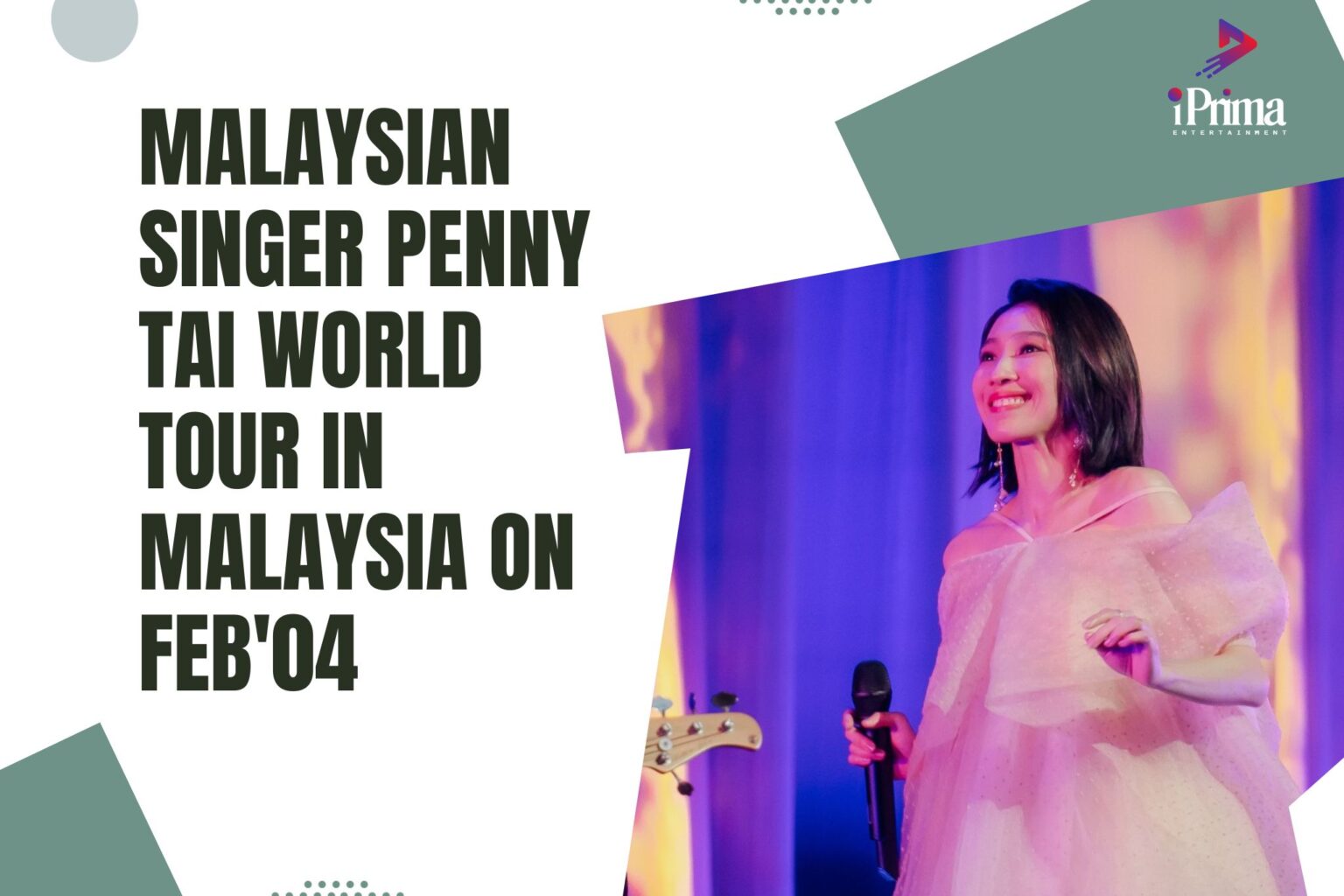 Malaysian SInger Penny Tai World Tour In Malaysia On Feb'04